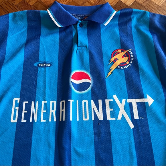 Pepsi | Shirts | Rare Vintage Team Pepsi Generation Next Soccer Futbol ...